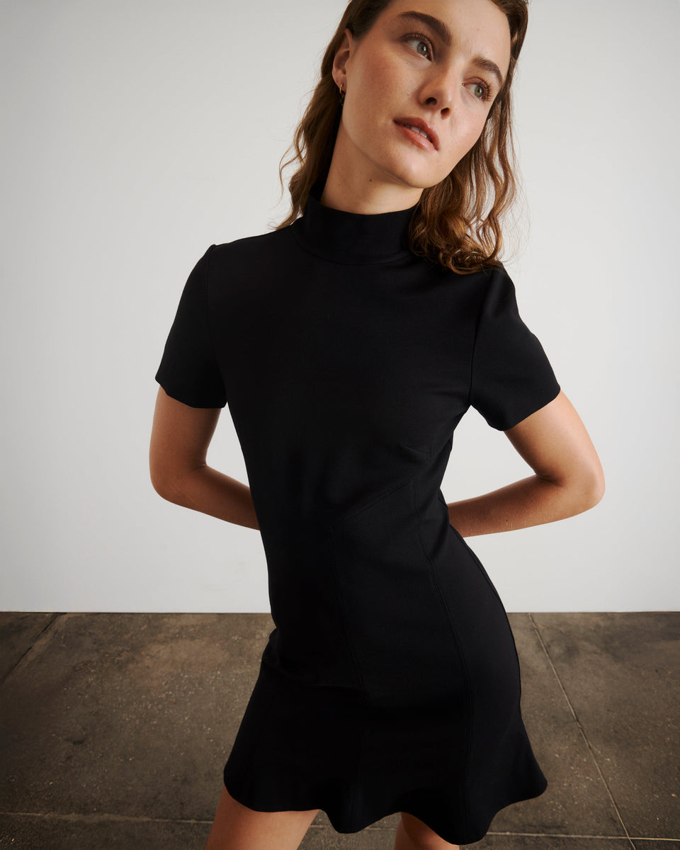 Black Short Thea Dress – Two skirts SF