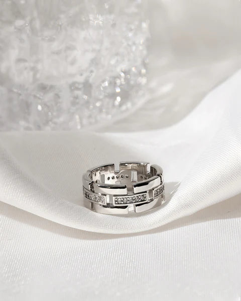 Silver Rossi Cigar Ring – Two skirts SF